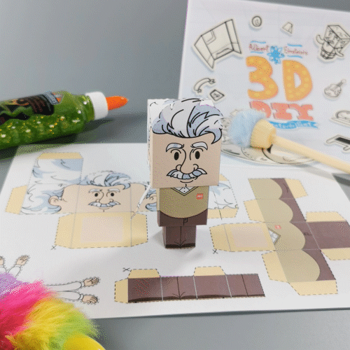 Albert Einstein 3D DIY Creativity Kit {Print-at-Home PDF} – MegaGeex