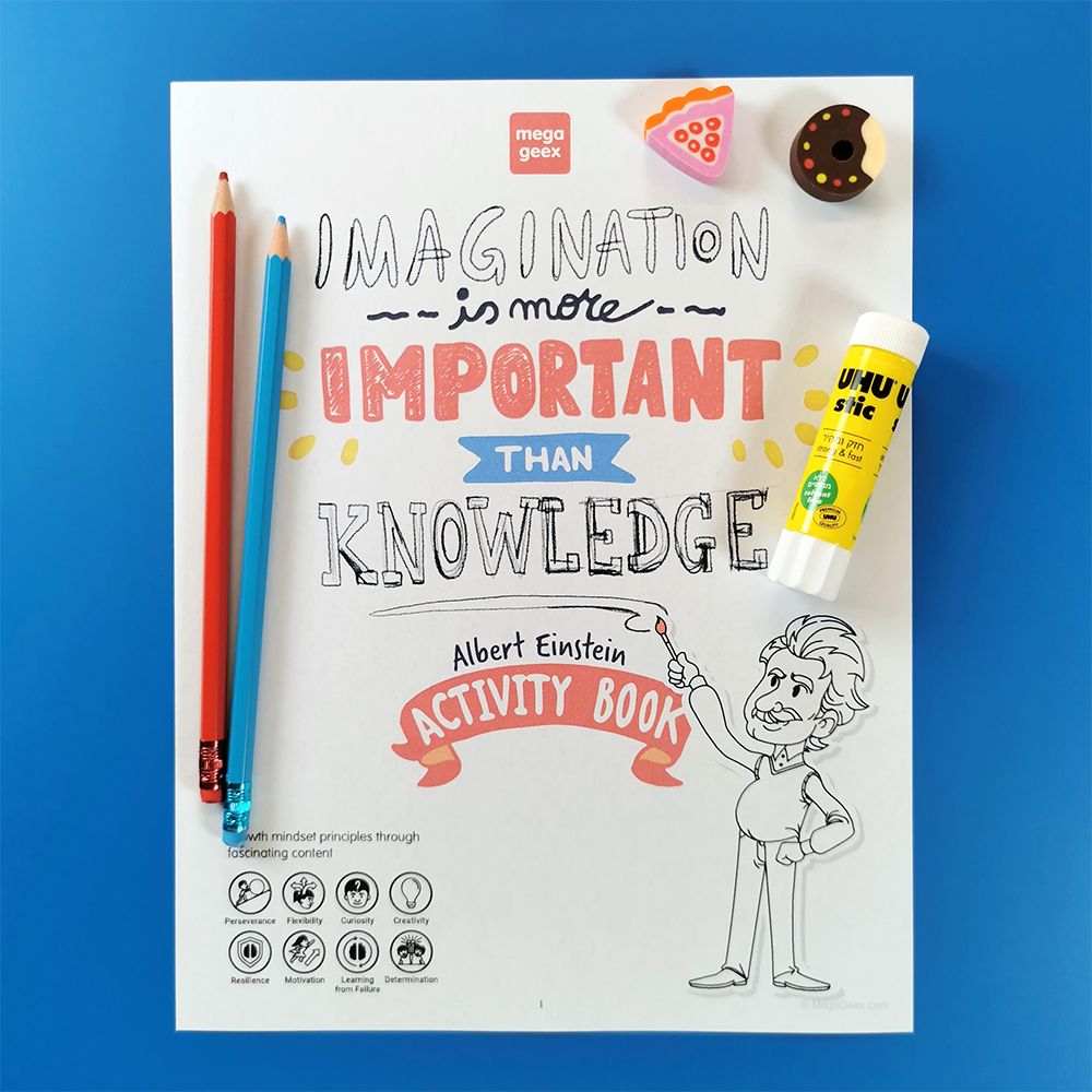 Albert Einstein's Printable Activity Book | MegaGeex
