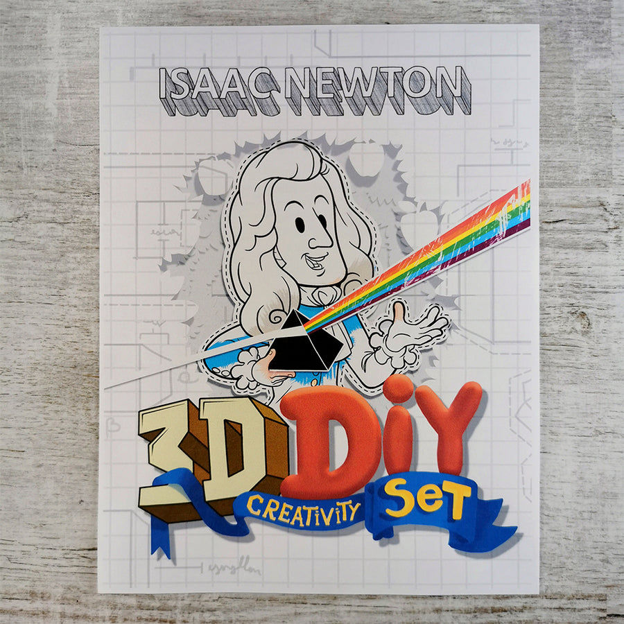 Isaac Newton 3D DIY Mini set {Print-at-Home PDF} – MegaGeex