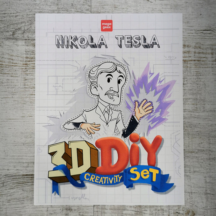 Nikola Tesla 3D DIY Action Figure {Print-at-Home PDF} – MegaGeex