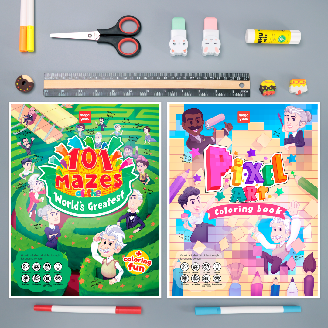 albert einstein coloring book