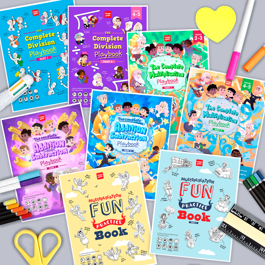 Complete Math Pack - 8 books {Print-at-Home PDF} – MegaGeex